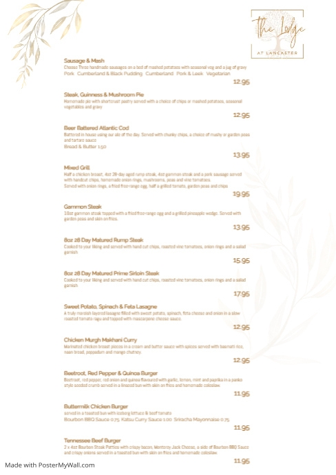 Temp Menu | PosterMyWall