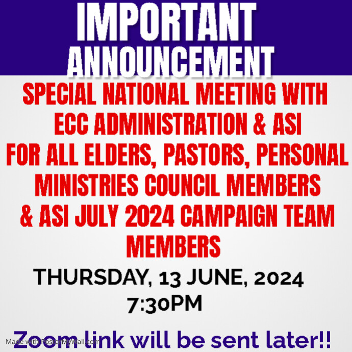 Announcement | PosterMyWall