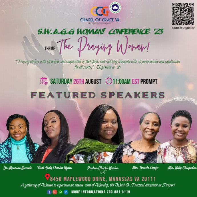 S.W.A.G.G. Woman '23-Featured-Speakers | PosterMyWall