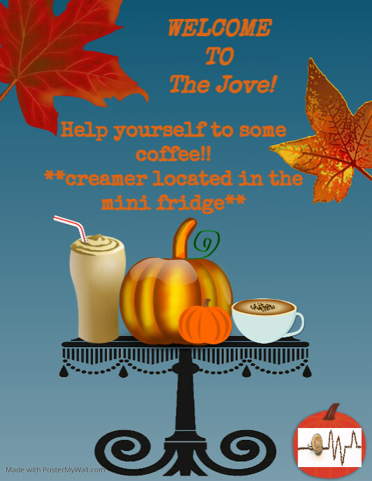 Copy of fall/autumn/latte/restaurant/cafe/coffee shop | PosterMyWall