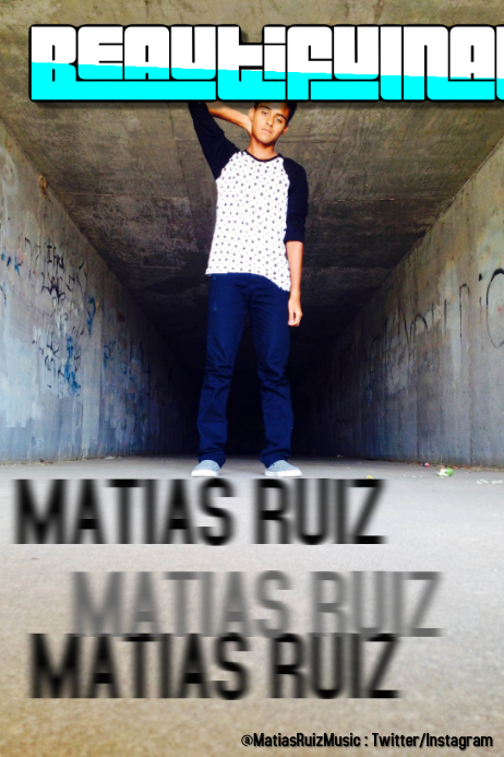 Matias Ruiz Poster Template | PosterMyWall