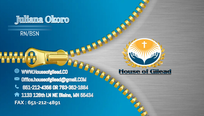 GILEAD BUSINESS CARD | PosterMyWall