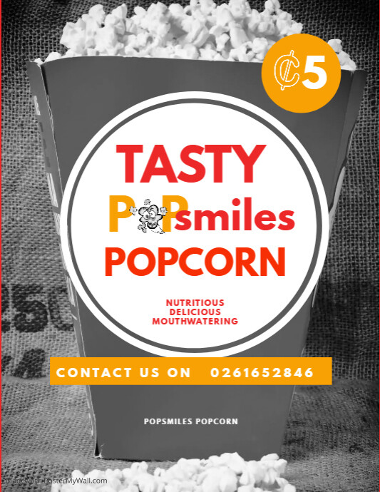Popcorn Stand Flyer Design Template | PosterMyWall