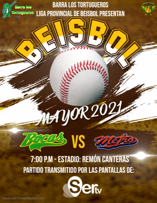 Copy of Copia de Baseball Game Flyer Poster | PosterMyWall