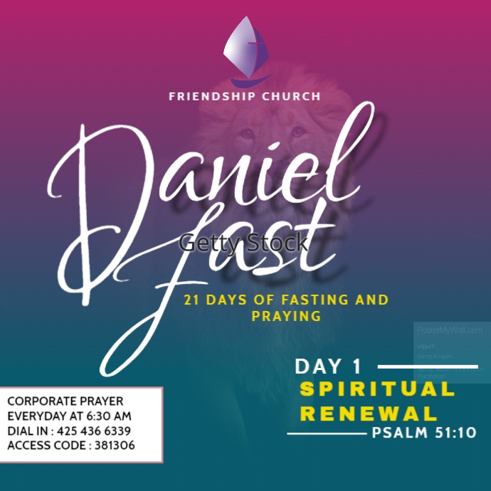 Copy of 2022 DANIEL FAST | PosterMyWall
