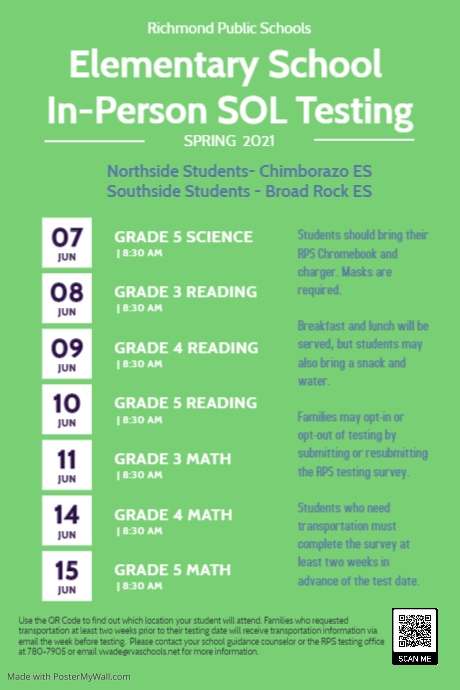 ES SPRING TESTING | PosterMyWall