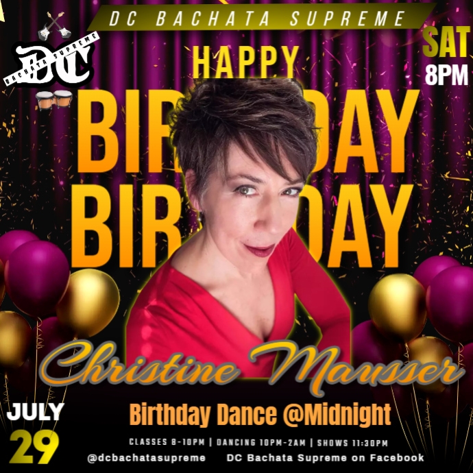 Christina Mausser Bday #4 | PosterMyWall