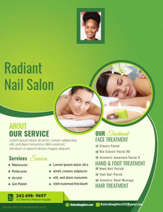 Beauty saloon flyer | PosterMyWall