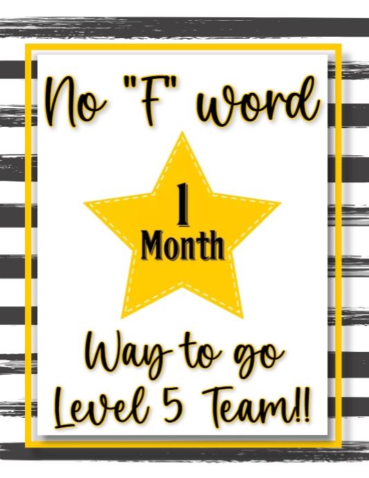 No Falls - F word Sign 2 | PosterMyWall