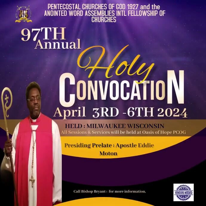 Holy Convocation Instagram Video Post (1) | PosterMyWall