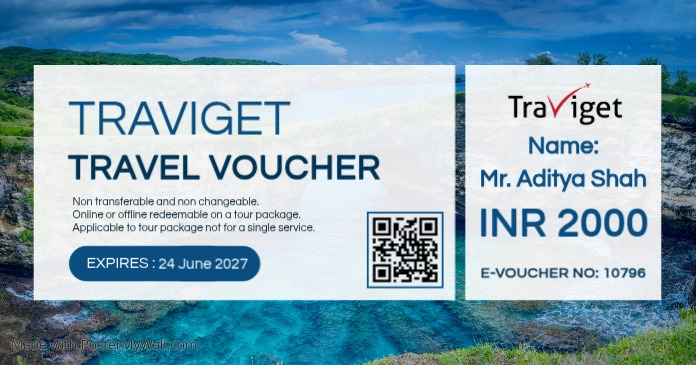 Copy of travel gift card template design | PosterMyWall