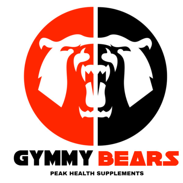 red and black bear icon logo animal icon | PosterMyWall