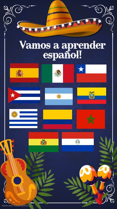 Copy of Blue Hispanic Heritage Month Template (1) | PosterMyWall