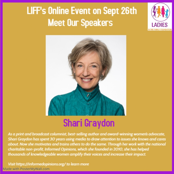 Shari Graydon | PosterMyWall