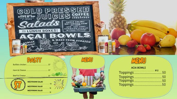 native made main menu | PosterMyWall