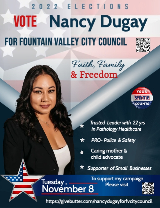 Copy of NANCY CAMPAIGN POSTER FLYER AD TEMPLETE | PosterMyWall