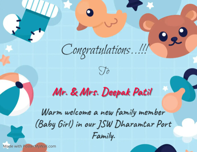 New born posters, congratulations | PosterMyWall