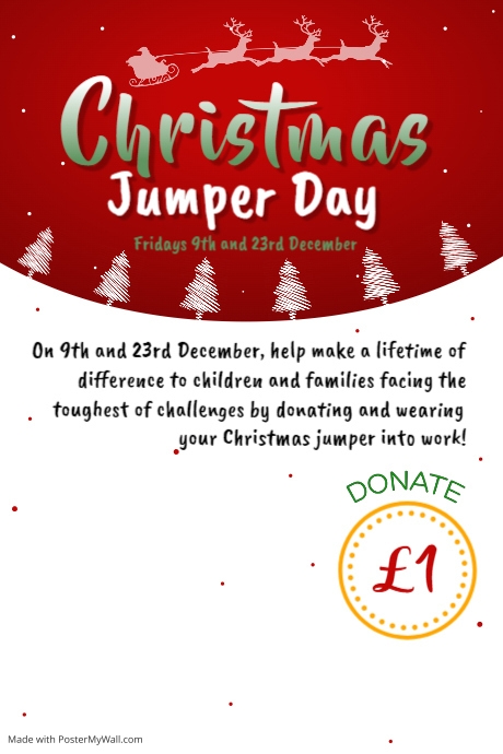 Copy of Portrait Christmas Jumper Day Poster | PosterMyWall