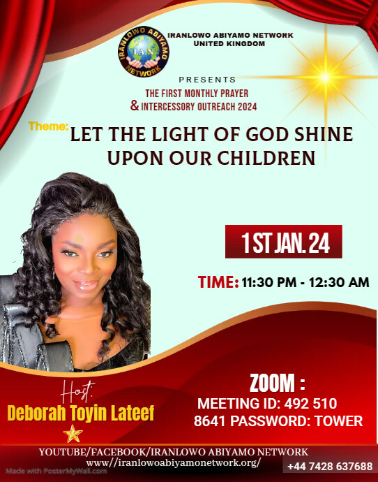 Christmas church service poster | PosterMyWall