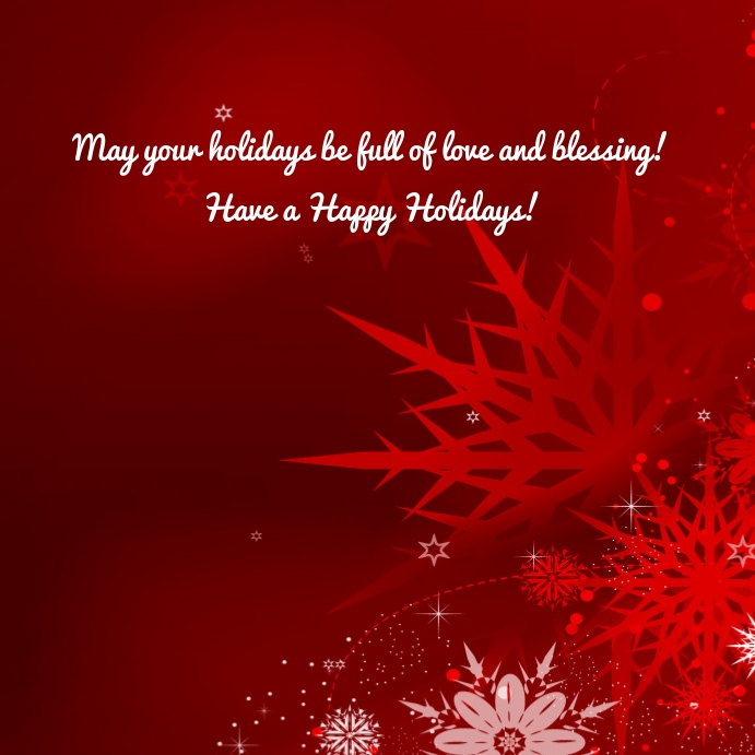 03 Holiday Template | PosterMyWall