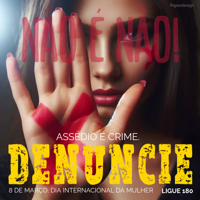 030324 Anti-assédio Template | PosterMyWall