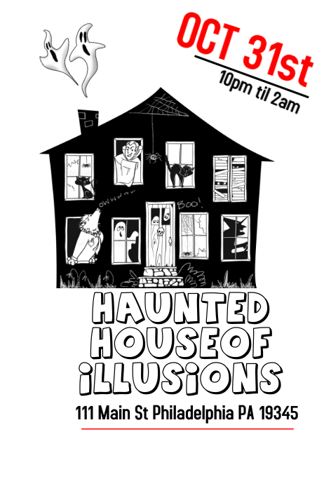 Copy of Haunted House | PosterMyWall