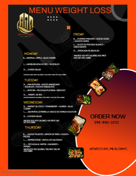 Copy of Copy of Copy of restaurant menu digital display | PosterMyWall