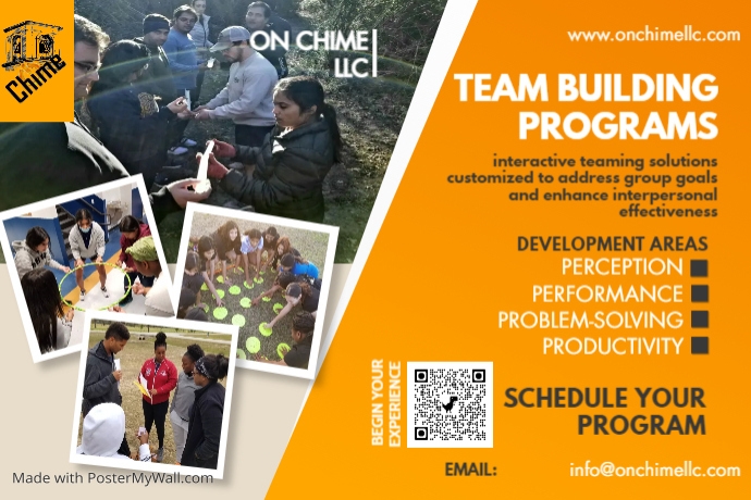 On Chime Team Building | PosterMyWall