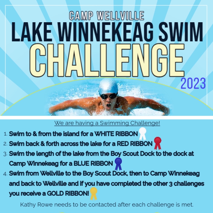 Swimming Challenge (2) | PosterMyWall
