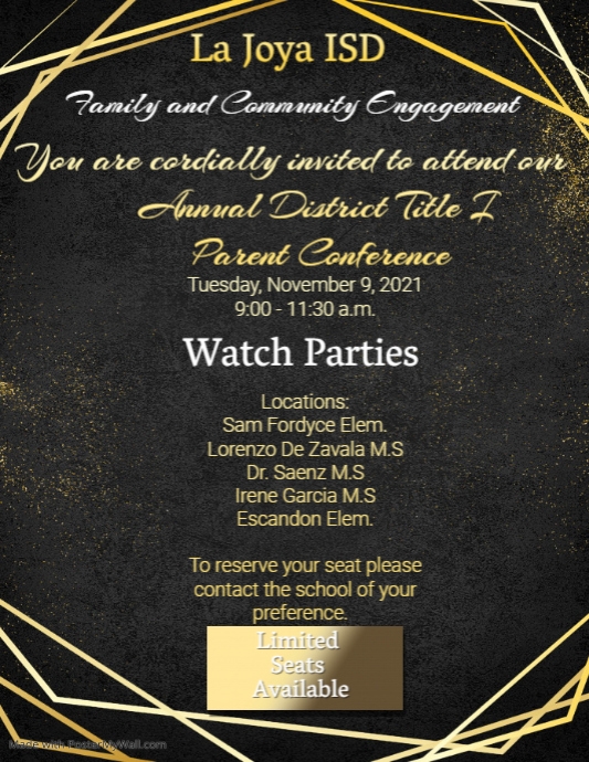 Copy of Watch Party Title I | PosterMyWall