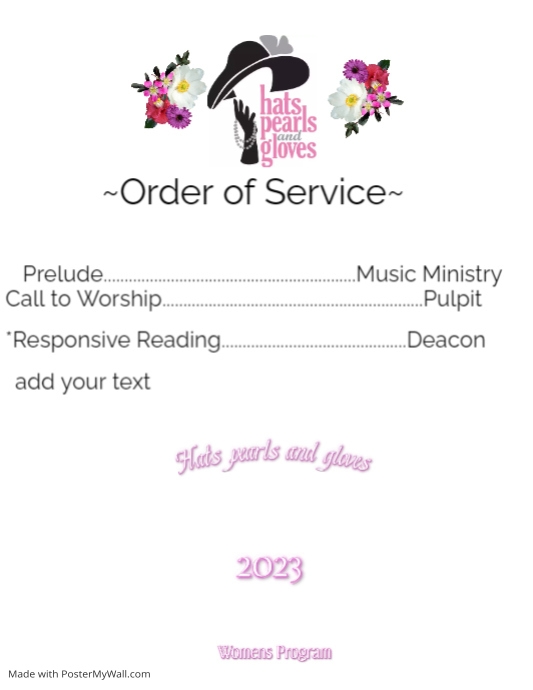 Women's Day Program | PosterMyWall