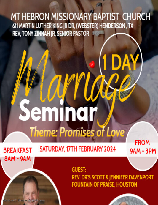 2024 Marriage Seminar | PosterMyWall