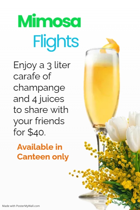 Mimosa Day Poster | PosterMyWall