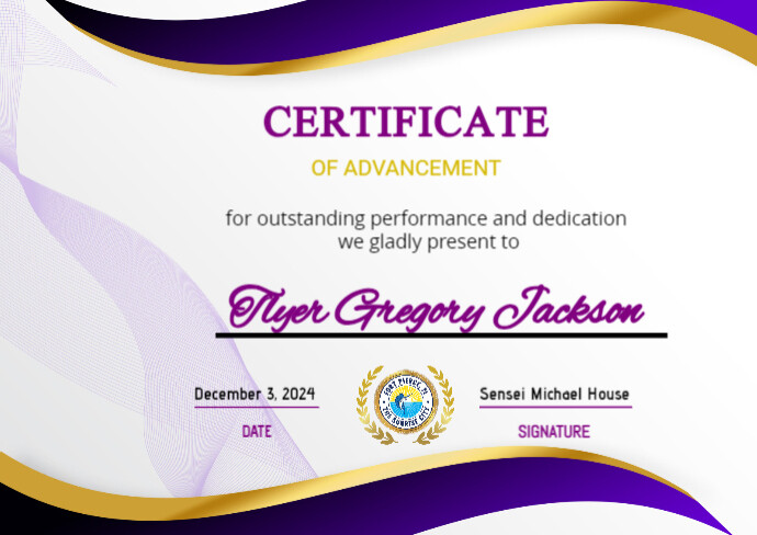 CERTIFICATE | PosterMyWall