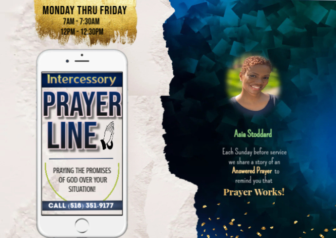 Prayer Line | PosterMyWall