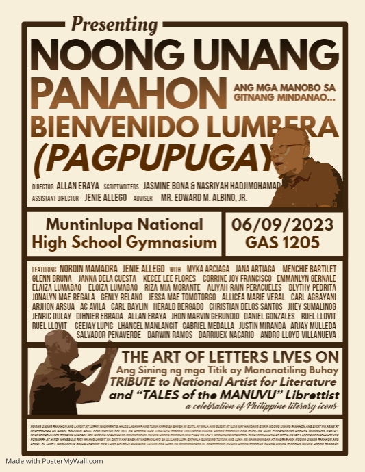 NOONG UNANG PANAHON FINAL FOR UPLOAD | PosterMyWall