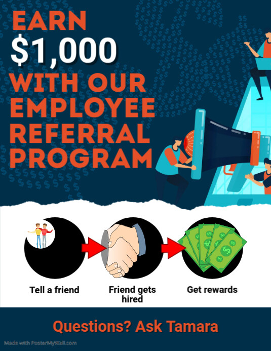 Copy of Copy of Copy of Copy of Referral Program Flyer | PosterMyWall