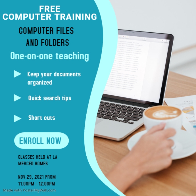 Copy of Copy of Copy of Online Course Blue | PosterMyWall