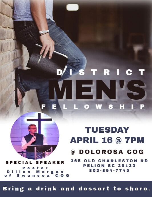 Copy of Men's Bible Study Church Flyer | PosterMyWall