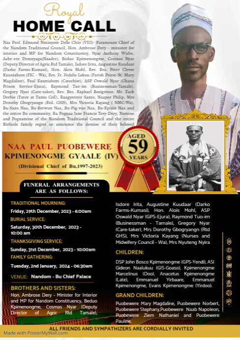 Funeral Poster Templates | PosterMyWall