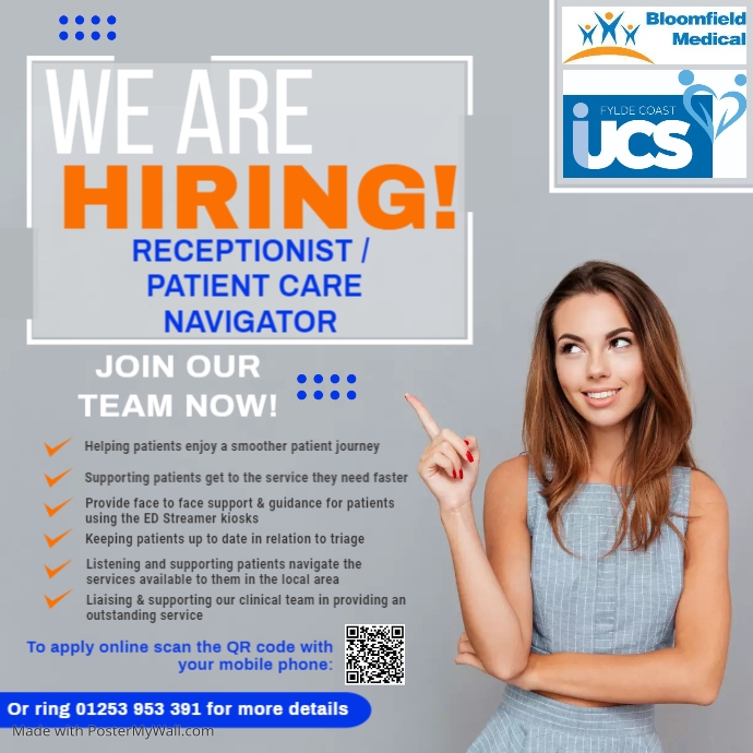 Job Hiring Instagram Post Design | PosterMyWall