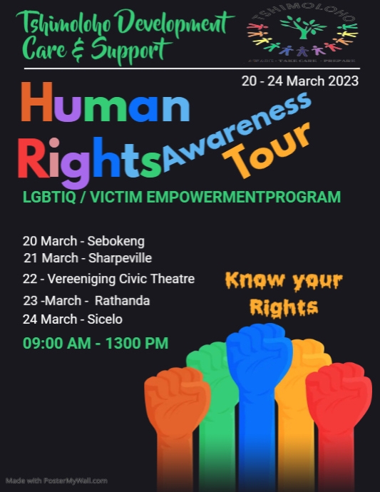 Blackboard Human Rights Day Event Invitation | PosterMyWall