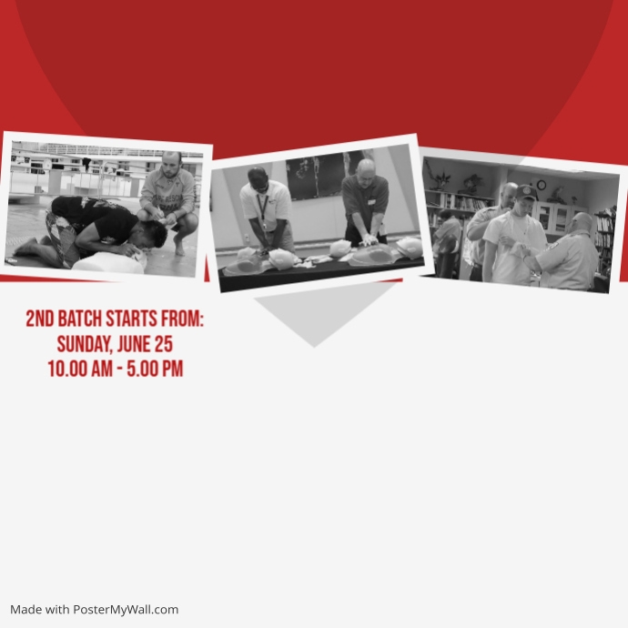 CPR Training Instagram Post | PosterMyWall