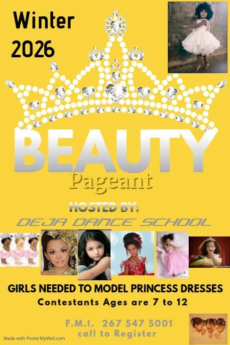 Copy of Beauty Pageant Poster | PosterMyWall