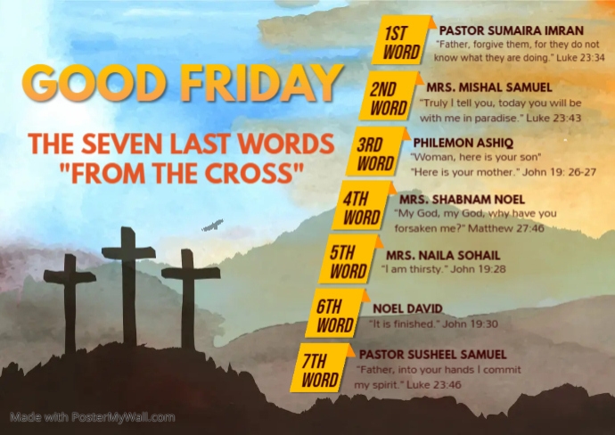 Copy of Holy Week Events | PosterMyWall