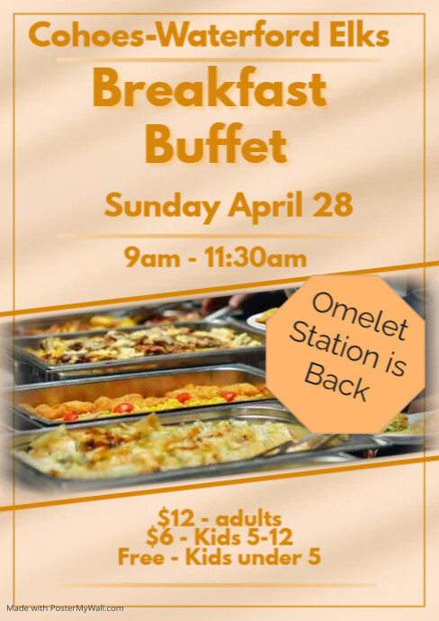 Breakfast Buffet | PosterMyWall