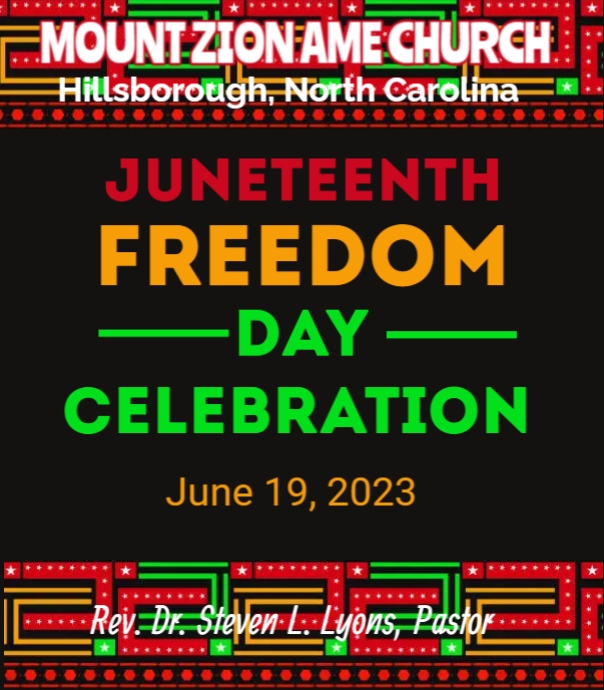 Juneteenth Program Cover | PosterMyWall
