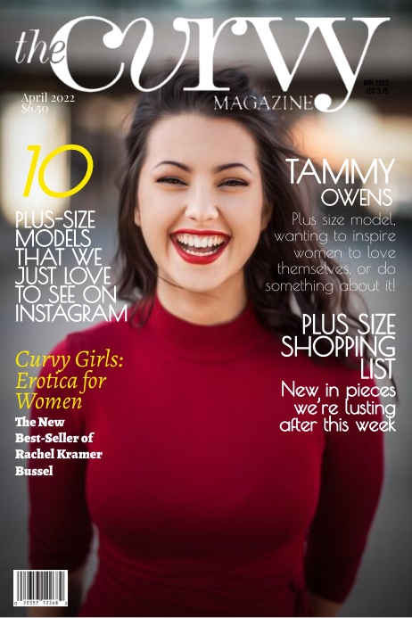 040422 The Curvy magazine cover template | PosterMyWall