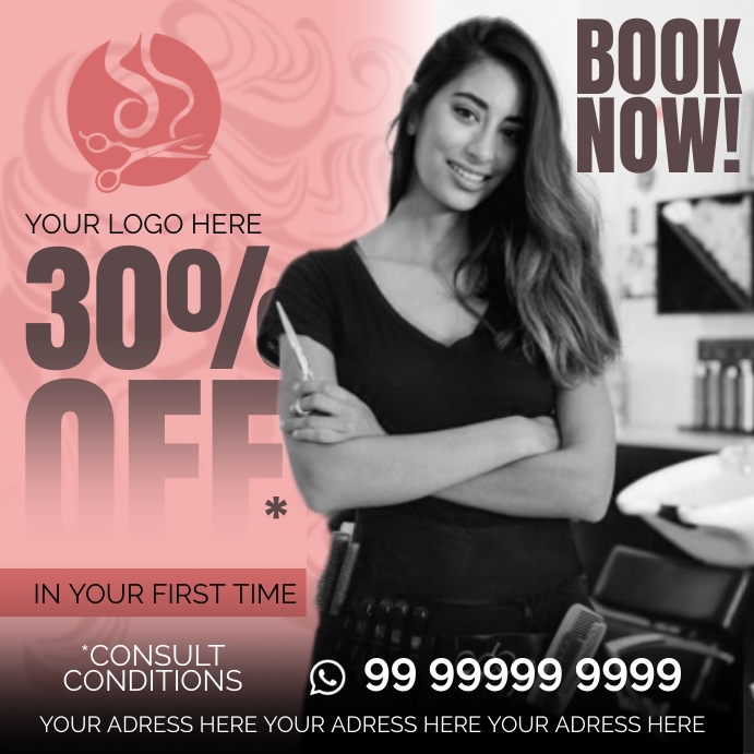 Plantilla de 040723 Beauty Salon Promo | PosterMyWall