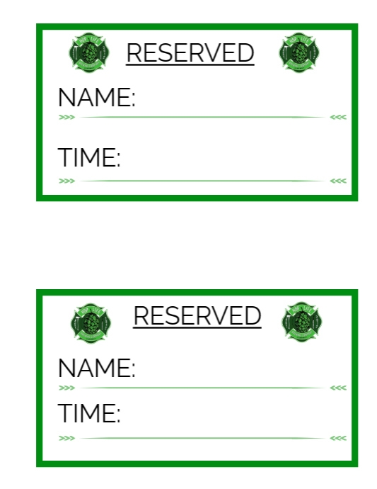 RESERVED SIGNS | PosterMyWall